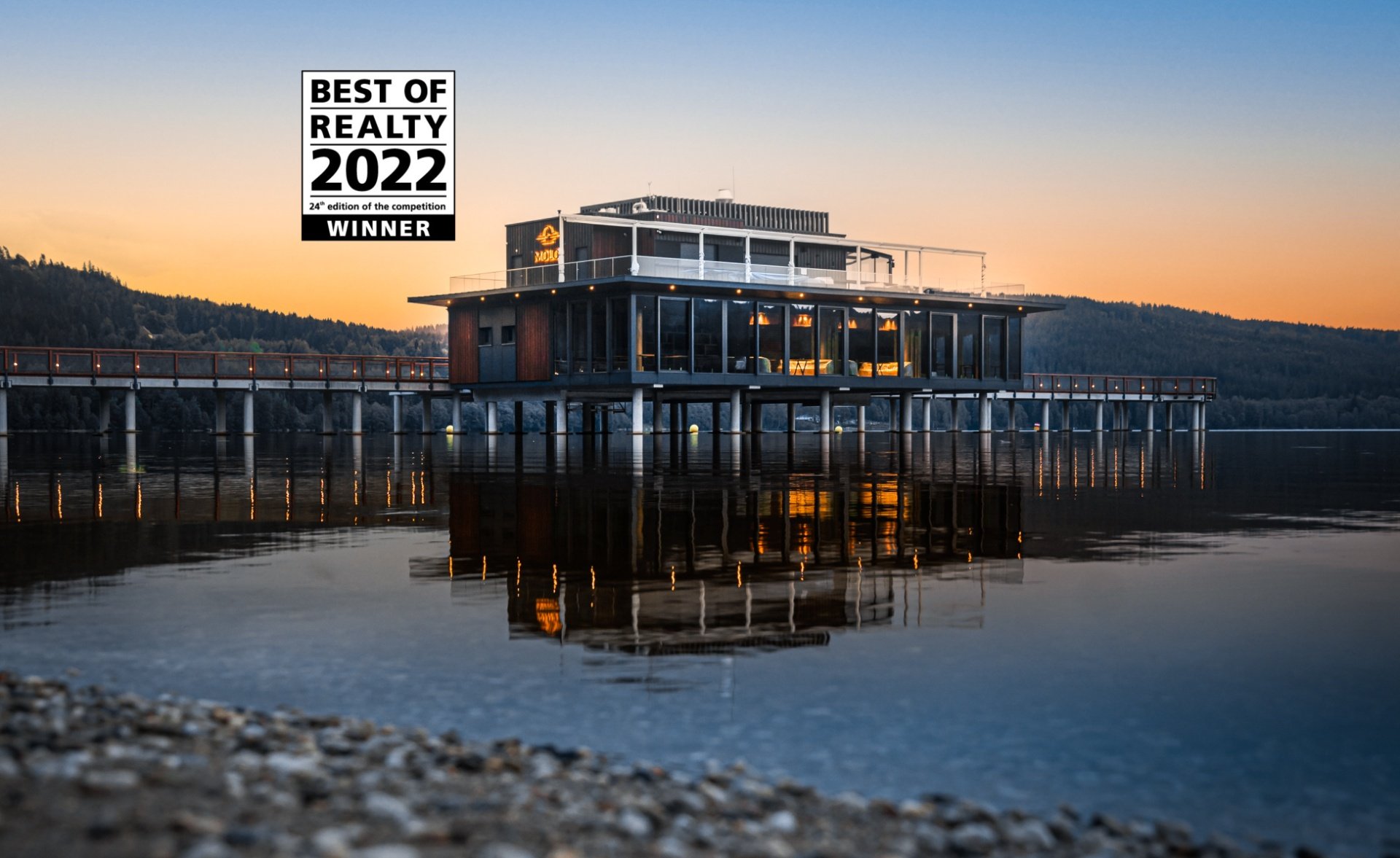 Projekt MOLO Lipno Resort triumfoval v prestižní soutěži Best of Realty ...
